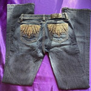 Miss Me | Jeans | Nwot Miss Me Rhinestone Embellished Silver Jeans ...